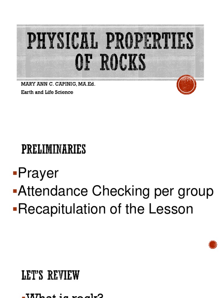 Understanding Rocks and Minerals | PDF | Rock (Geology) | Color