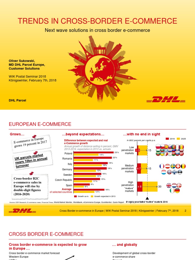 DHL Study On Cross Border Ecommerce | PDF | E Commerce | Retail