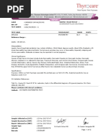 Thyrocare Report 09 Oct 2019 | PDF