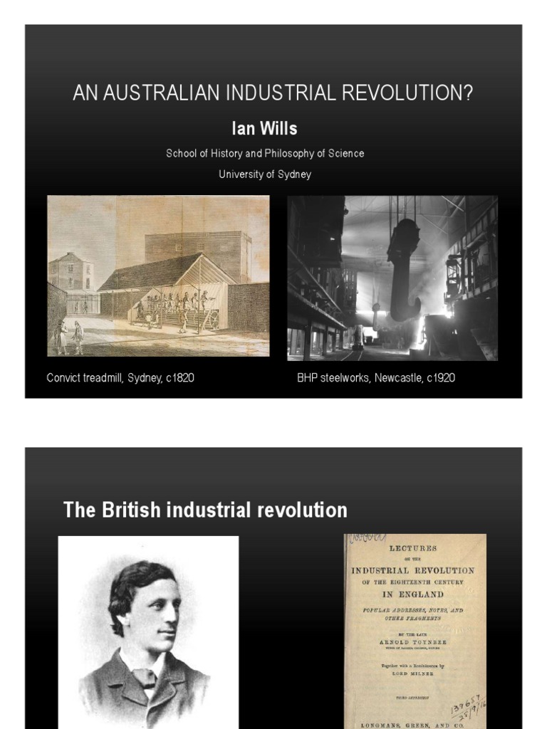 An Australian Industrial Revolution-Presentation | PDF | Industrial ...