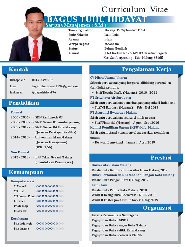 Bagus T Hidayat Cv. | PDF