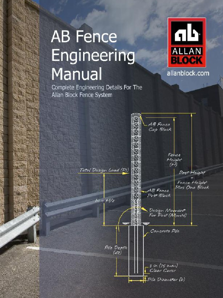Fence Engineering Manual | PDF | Deep Foundation | Wind Speed