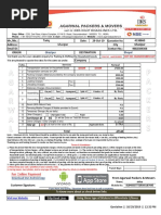 Packers and Movers Quotation Format | PDF | Insurance | Services ...