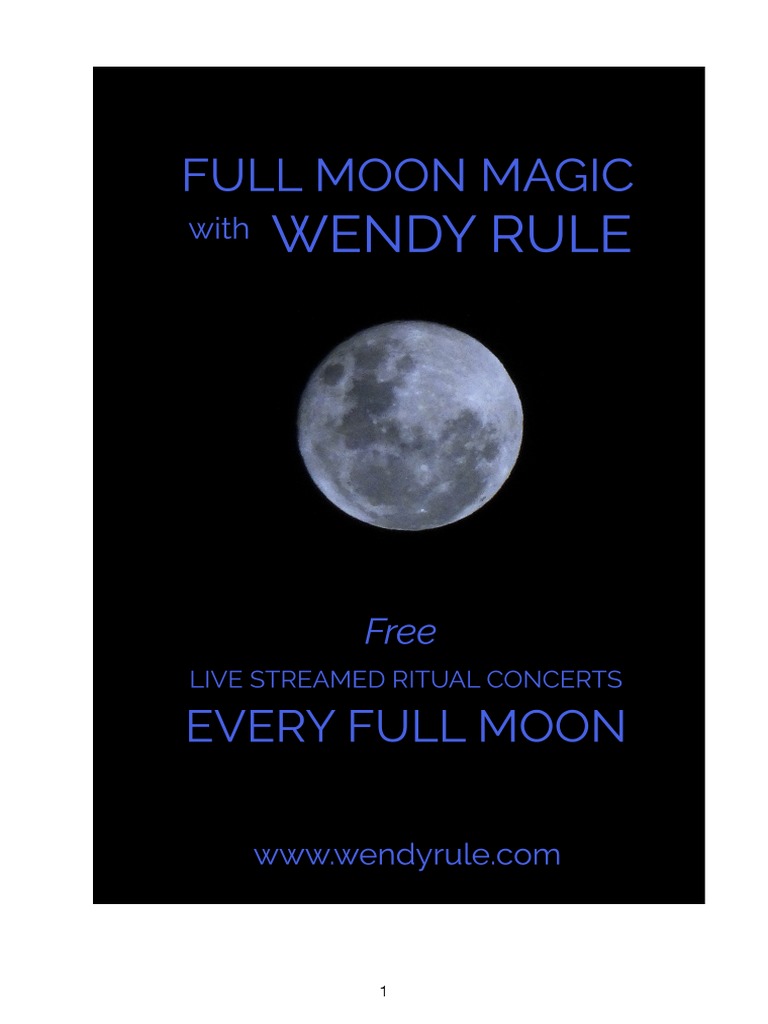 Full Moon Magic | PDF | Astrological Sign | Astrology