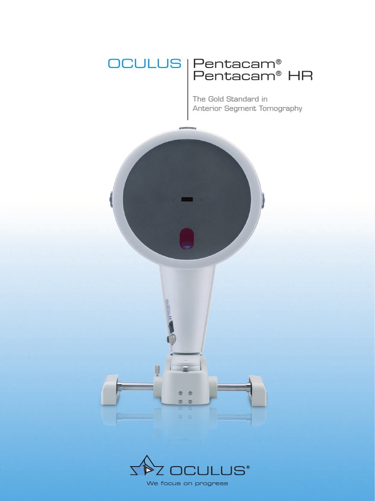 Oculus: Pentacam Pentacam HR | Cornea | Lens (Optics)