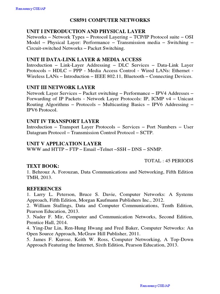 CN Two Marks With 5 Set Question | PDF | Routing | Computer Network
