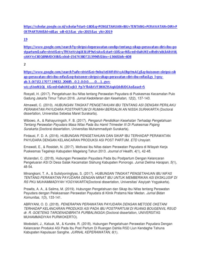 Kumpulan Daftar Pustaka | PDF