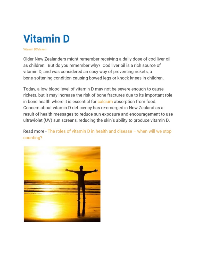 Vitamin D | PDF | Vitamin D | Vitamin