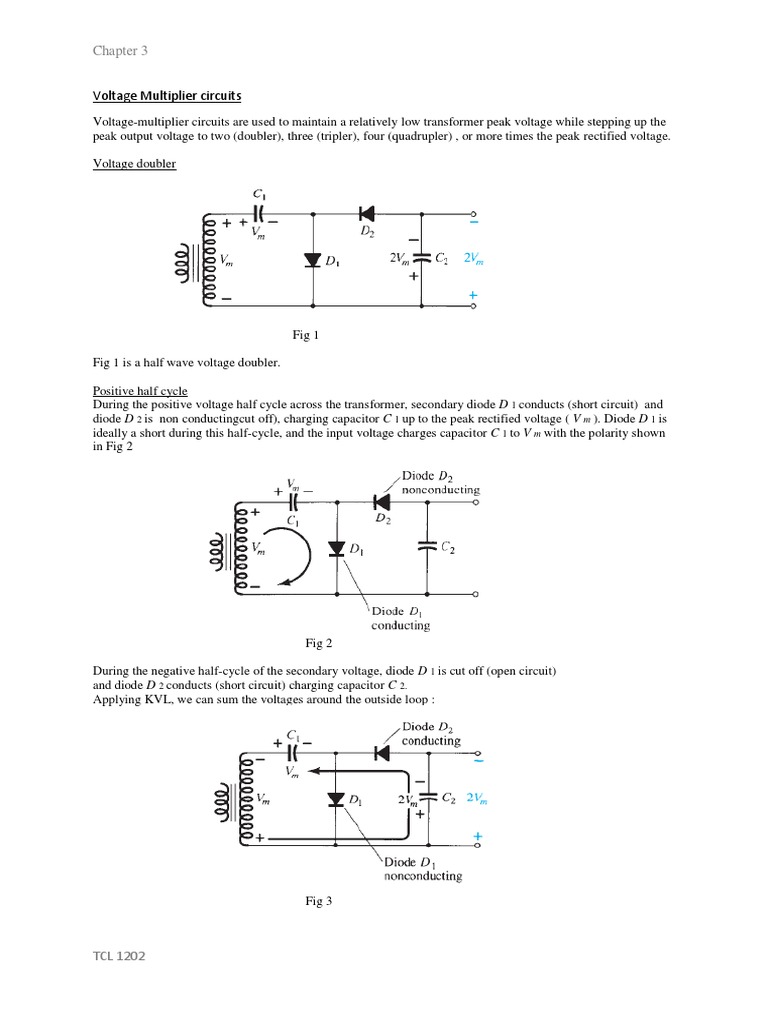 Chapter 3 Clippers, Clampers & Voltage Multipliers | PDF | Power Electronics | Electrical Circuits