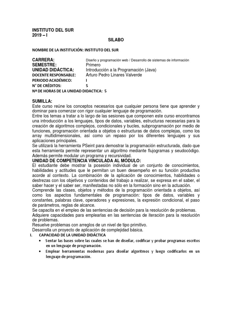 Introduccion A La Programacion en Java | PDF | Programación de ...