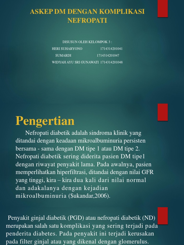 Nepropati DM | PDF | Pengembangan Diri | Kesehatan Holistik