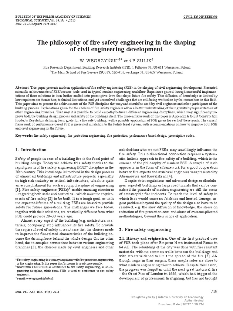 Fire Safety Philosophy | PDF | Computer Simulation | Computational ...