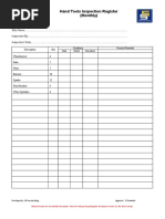 MEWP Daily Inspection Checklist | PDF
