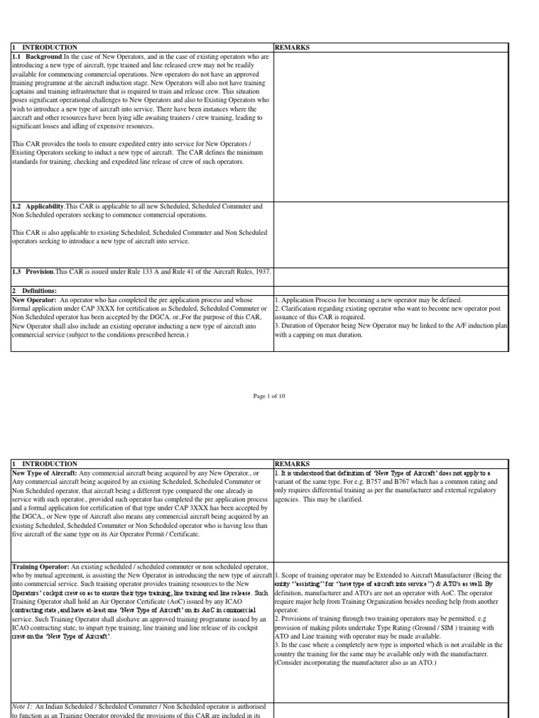 Draft CAR | PDF | Simulation | Aircraft