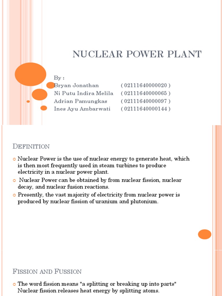 Nuclear Power Plant (MKE Y) | PDF | Nuclear Reactor | Nuclear Fission