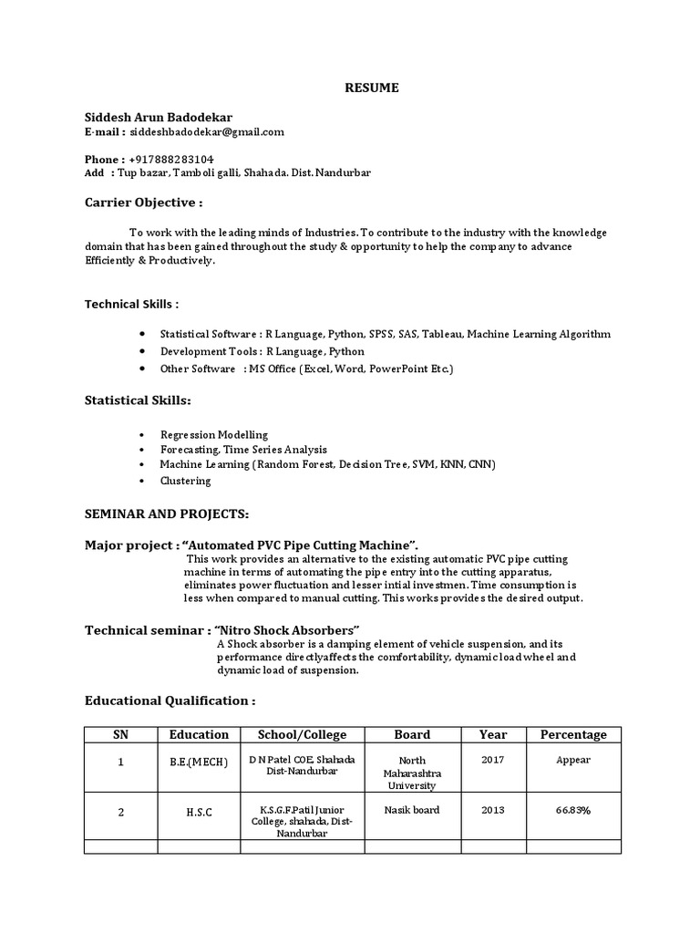 Final RESUME | PDF | R (Programming Language) | Machine Learning