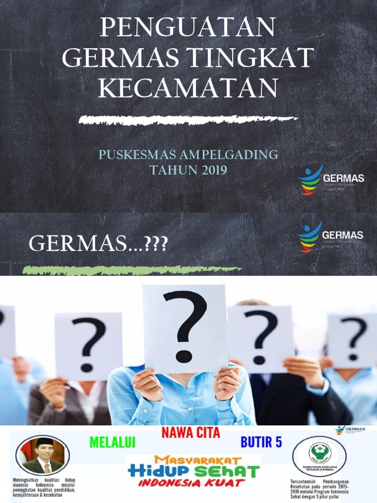 GERMAS Puskesmas Ampelgading 2019 | PDF | Kesehatan Holistik