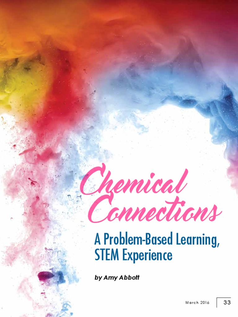 Chemical Connections A Problem Based Learning Stem Experience | PDF ...
