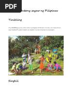 Mga Uri NG Sayaw Sa Pilipinas | PDF