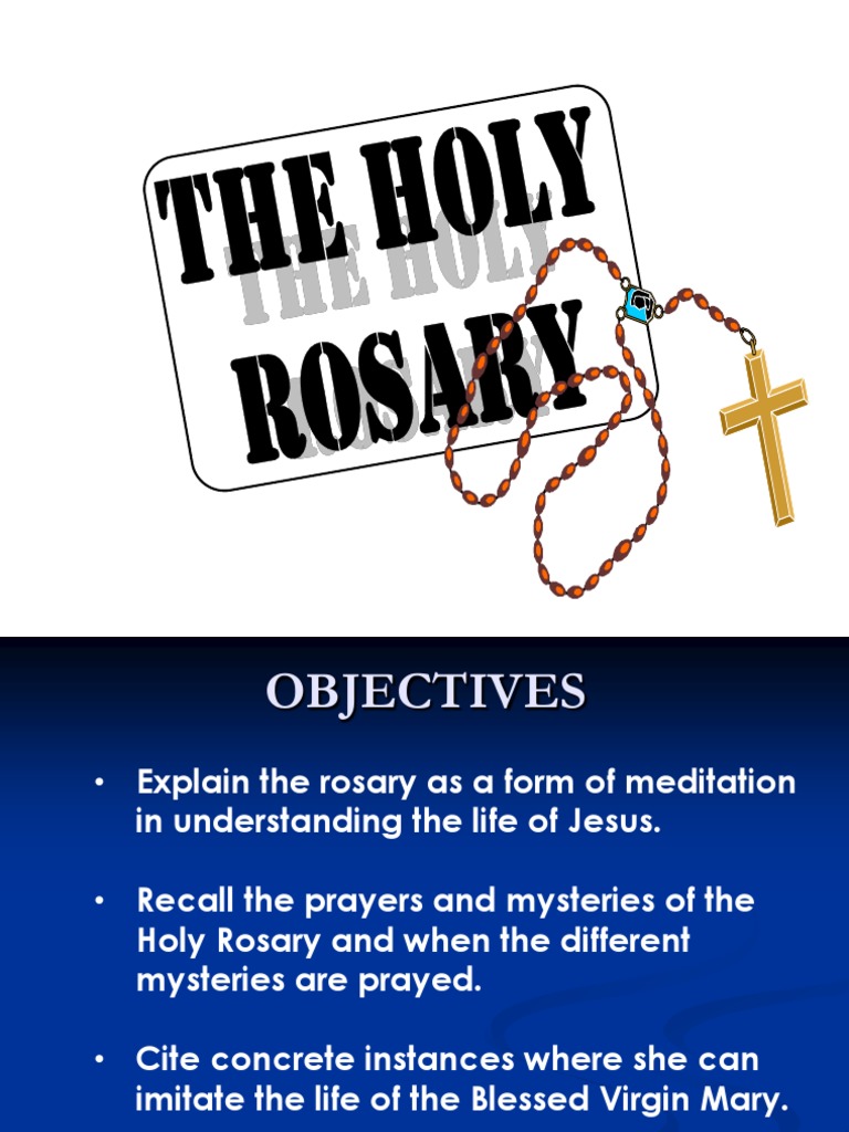 CL 10 Holy Rosary PPT Lec | PDF | Rosary | Our Lady Of Fátima
