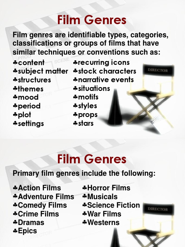 Genre | PDF | Action Films | Genre