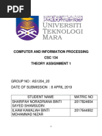 Alciey William Uyo - CSC134 Individual Assignment | PDF | Solid State ...
