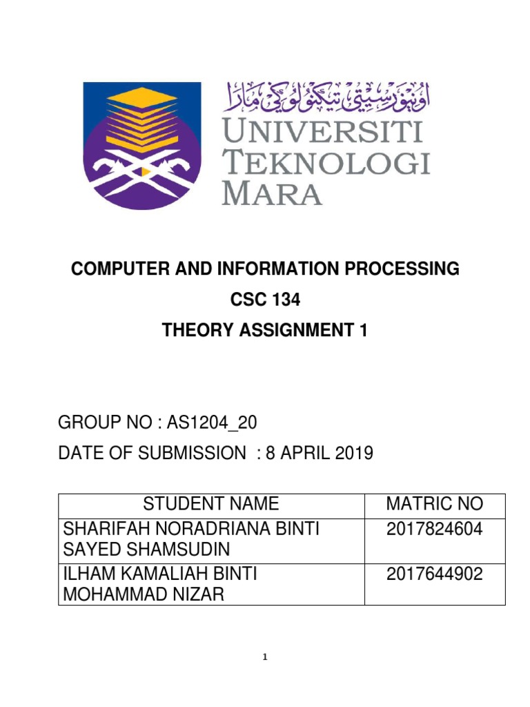 Theory Assignment 1 Csc134 Download Free Pdf Graphic Design