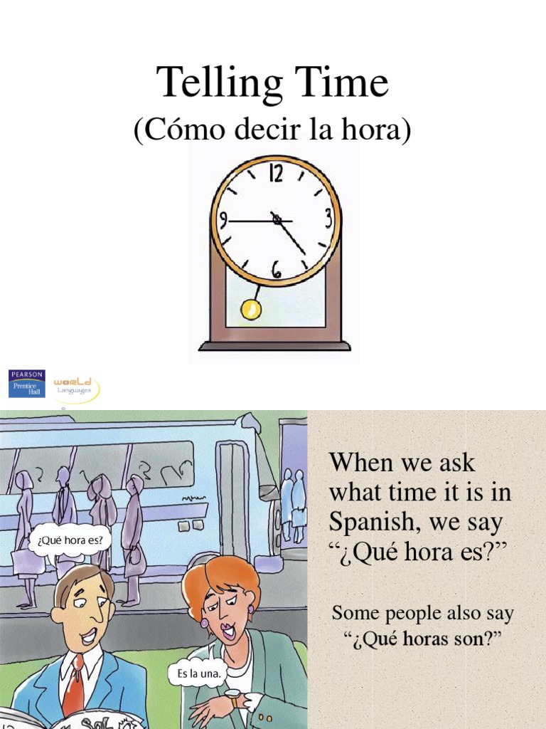 Cómo decir la hora en español | PDF
