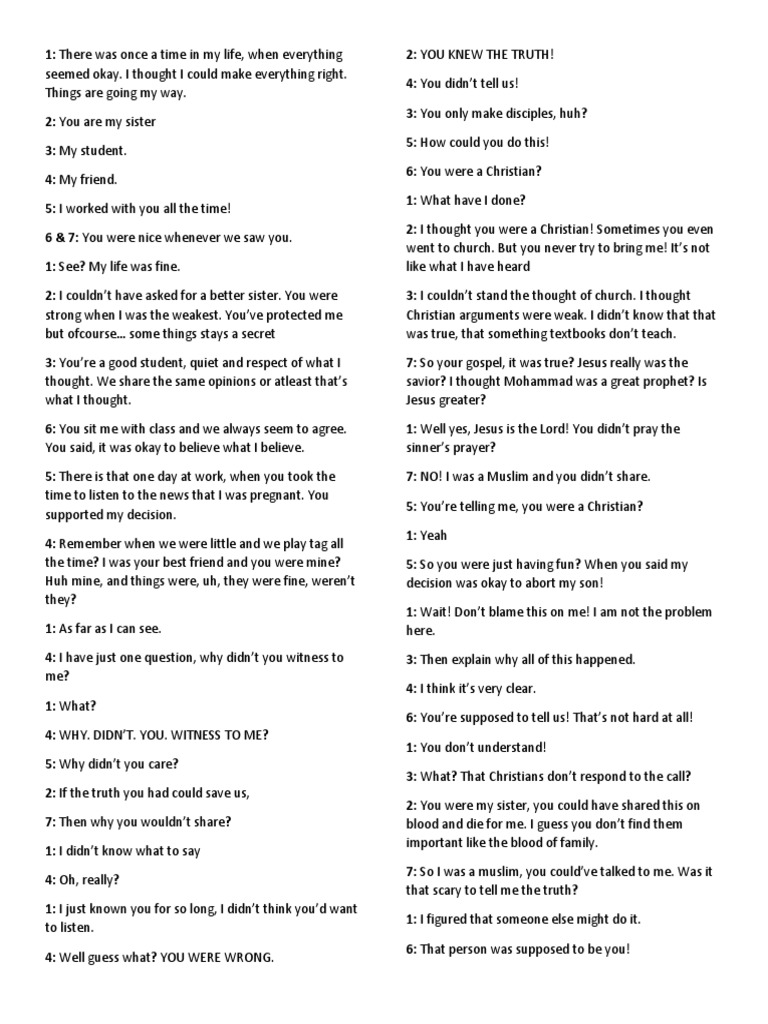 Just One Question | PDF | Jesus