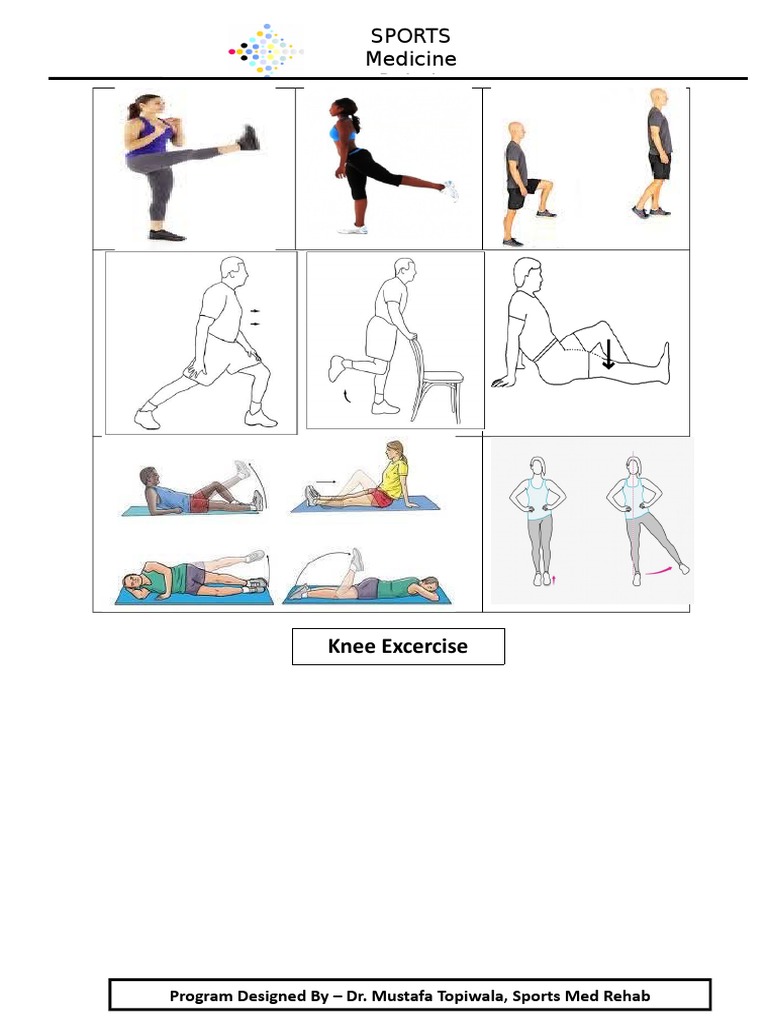 Knee Excercise For Physio | PDF