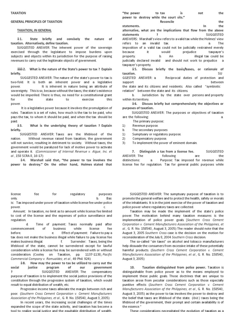 Tax Reviewer | PDF | Income Tax | Withholding Tax
