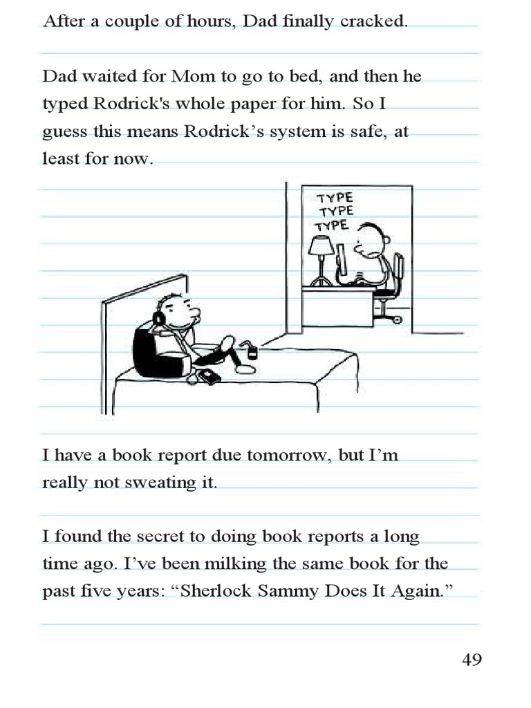 Diary of A Wimpy Kid Rodrick Rules (057-058) | PDF