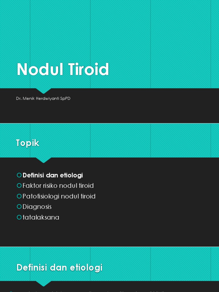 Nodul Tiroid | Download Free PDF | Thyroid | Medical Ultrasound