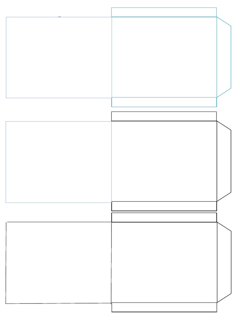 Pola Amplop Lebaran Kosong | PDF