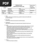12 Contoh SOP Produksi | PDF