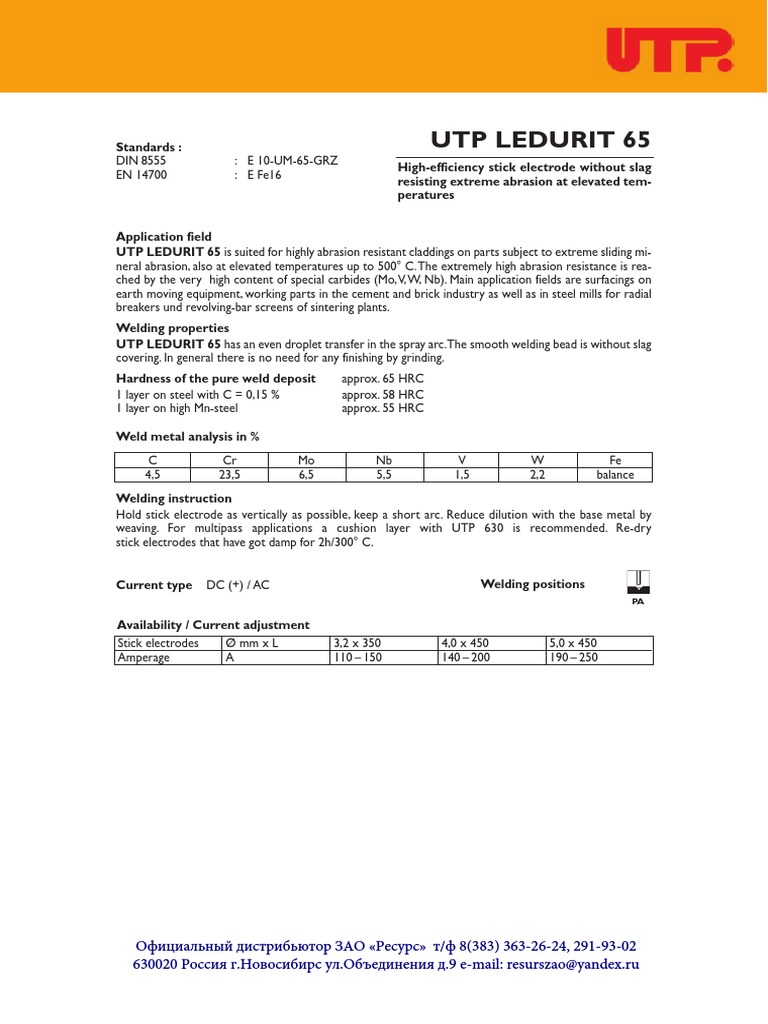 Utp Ledurit 65 | PDF