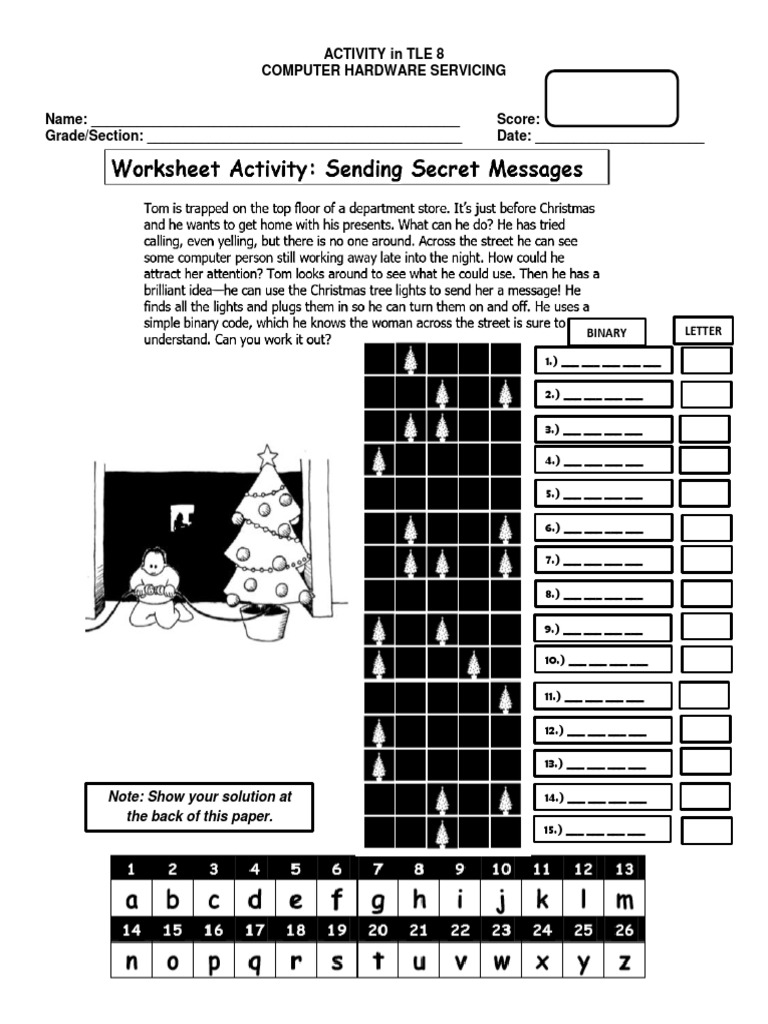 Activity in TLE 8 - Computer Hardware Servicing | PDF | Computer Engineering | Electrical ...