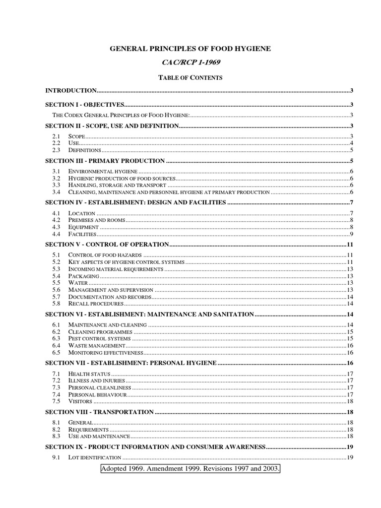 Codex Alimentarius (En) | PDF | Food Safety | Hygiene