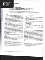 Astm D 149 | PDF | Electrical Breakdown | Insulator (Electricity)