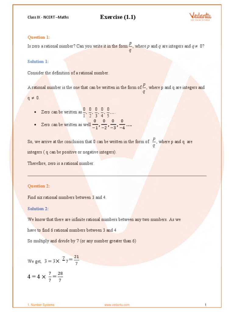 Understanding Rational and Irrational Numbers | PDF | Numbers | Integer