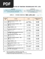NDT Course Fees in India | PDF | Nondestructive Testing | Tests