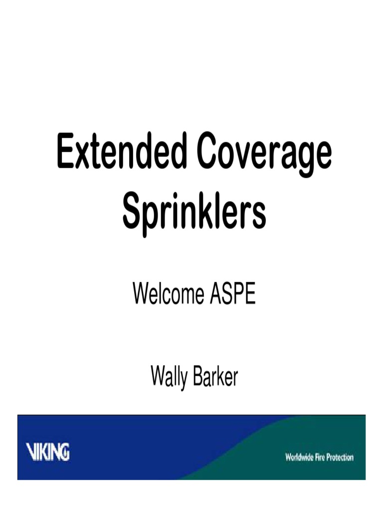 Sprinkler Head 101 Pdf Fire Sprinkler System Fire Protection