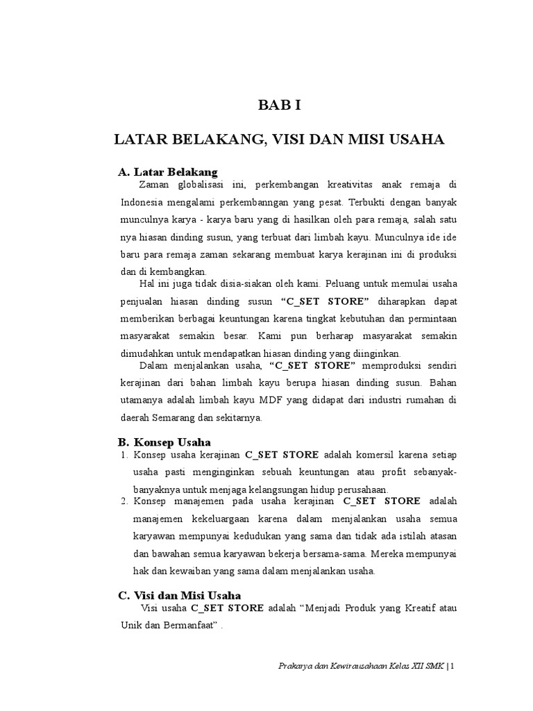 Contoh Proposal Kwu | PDF | Bisnis | Seni