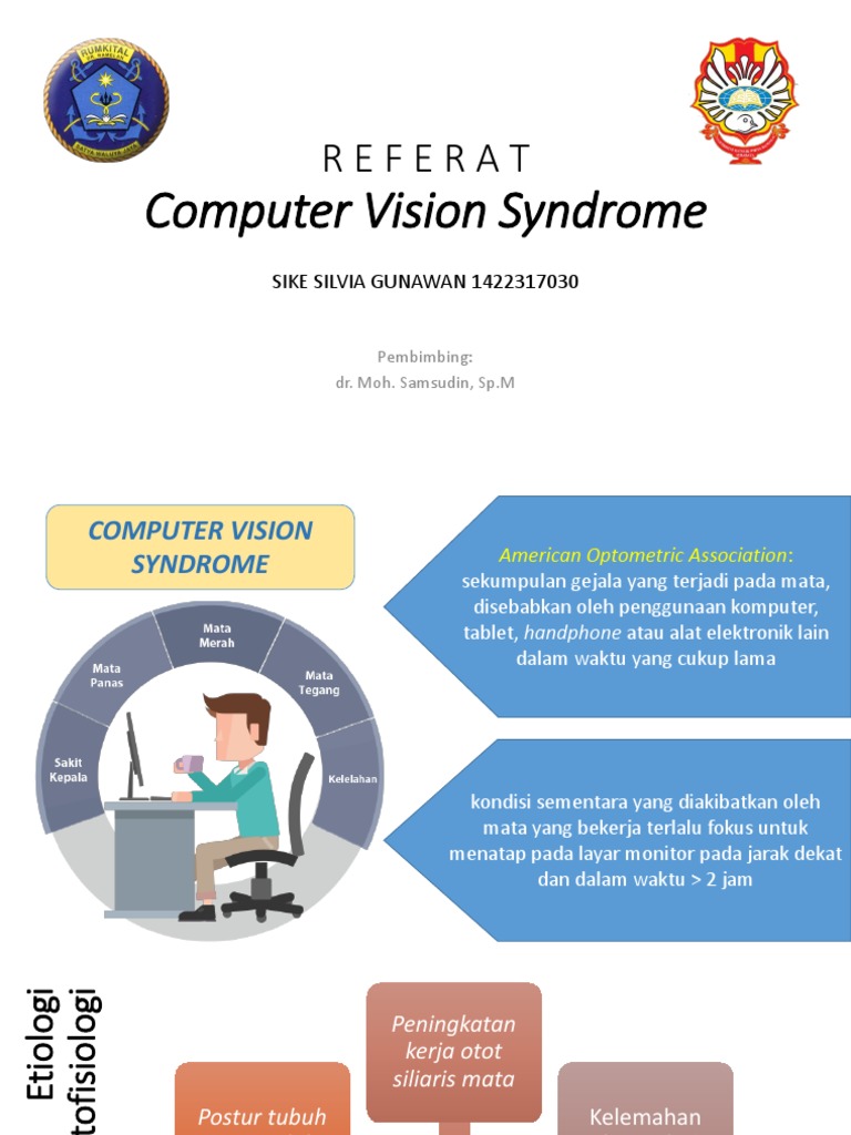 Referat Computer Vision Syndrome | PDF