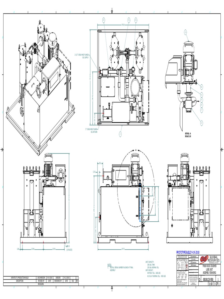 Ga Drawing Gs18123-550rev1 | PDF
