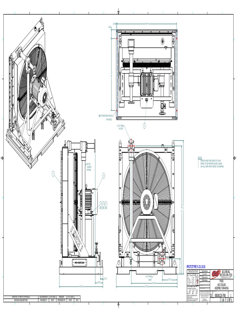 Ga Drawing Gs18123-700rev1 | PDF | Industrial Processes | Nature