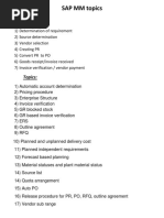 SAP MM - Implementation Project | PDF | Supply Chain Management | Economies