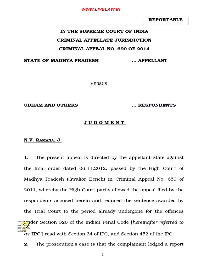 WWW - Livelaw.In: Hereinafter Referred To As | PDF | Sentence (Law ...