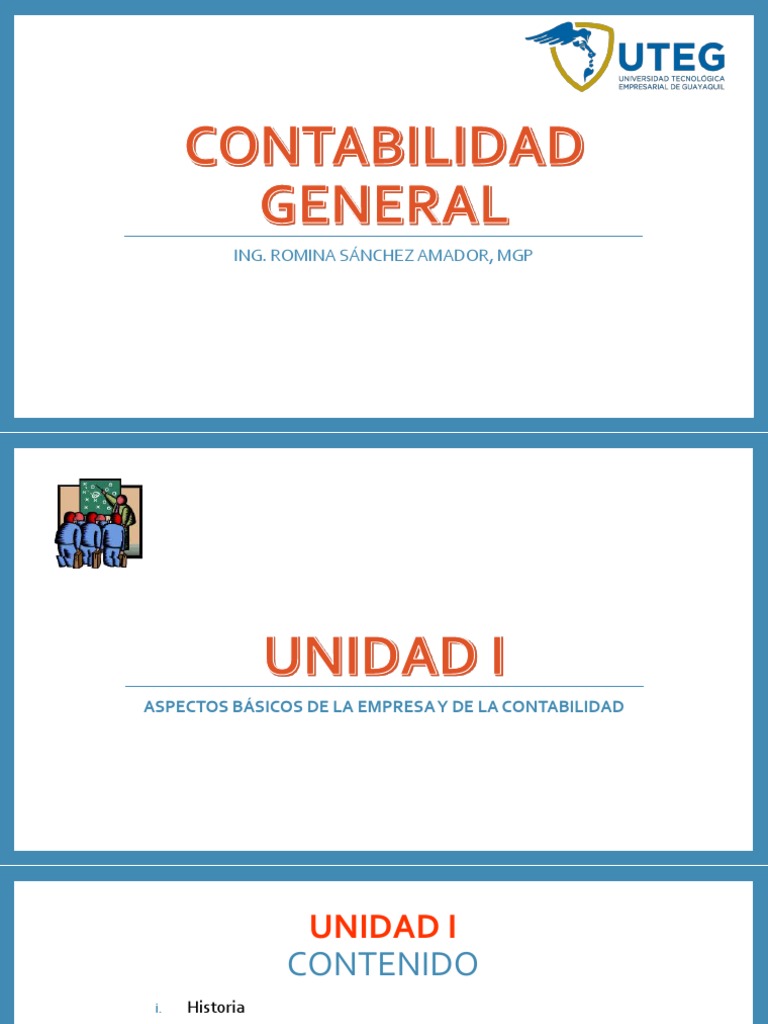 CONTABILIDAD GENERAL Unidad 1 PDF | PDF | Contabilidad | Business
