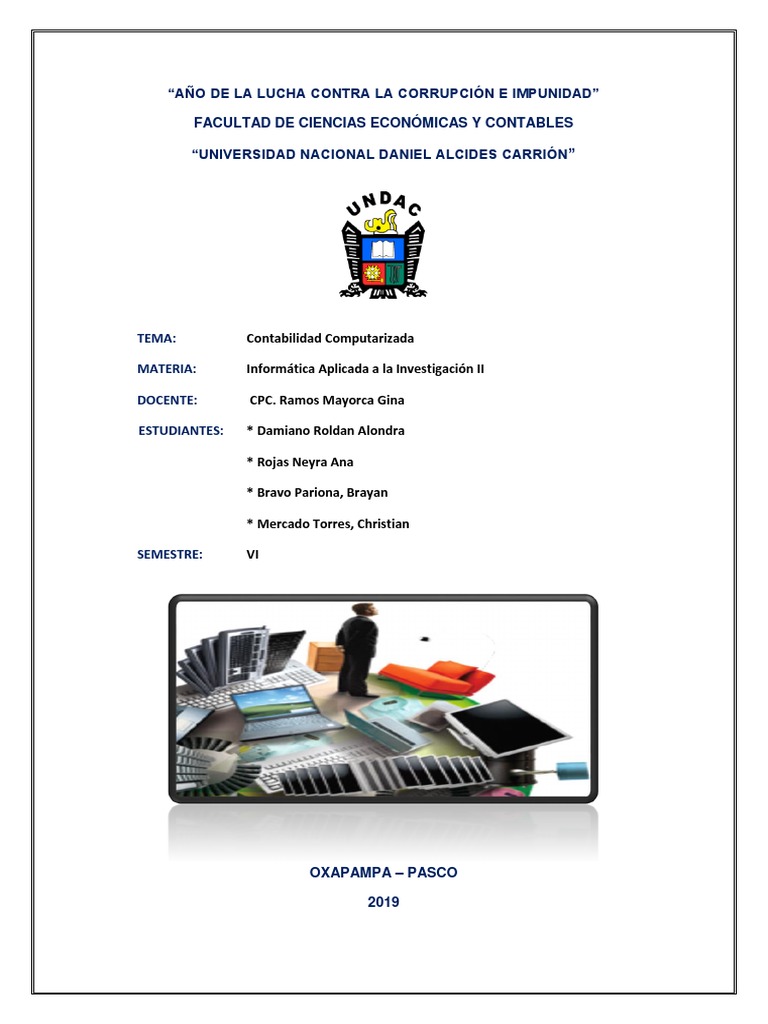 Contabilidad Computarizada | PDF | Contabilidad | Software